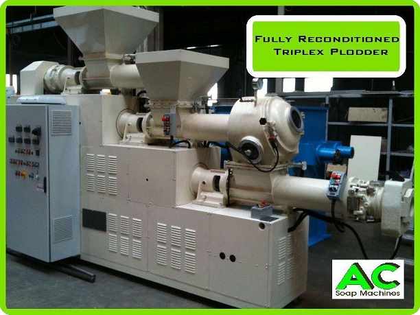 SOAP PLODDER - SOAP EXTRUDER - SOAP MACHINES for Soap Manufacturers